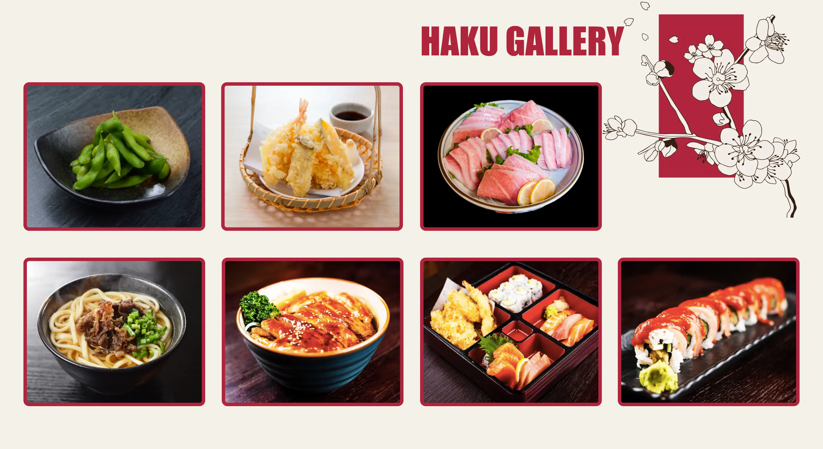Haku Sushi | Japanese Restaurant | Burnaby | Order Online